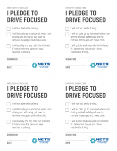 Drive Safely Work Week: Distracted Driving – Pledge Cards – State ...